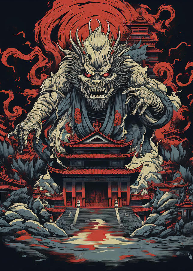Yokai Horror Digital Art by Towery Hill - Fine Art America