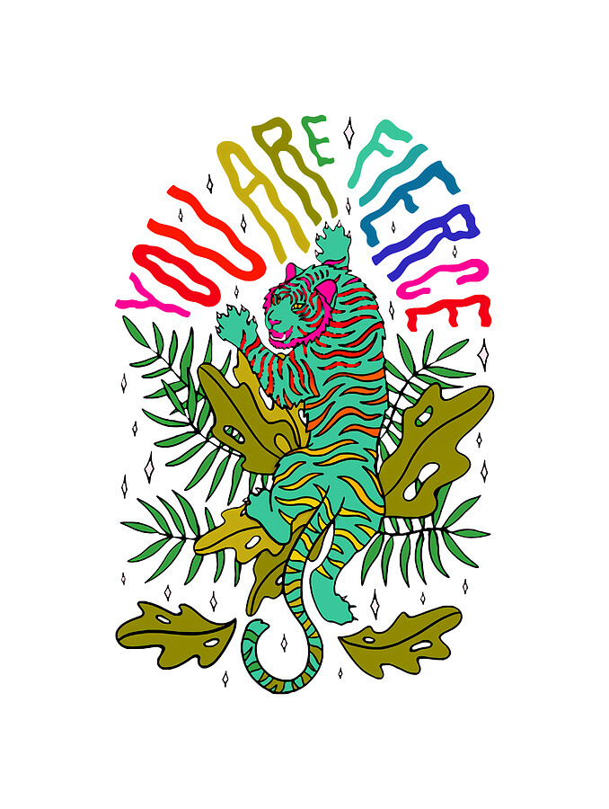 You Are Fierce, You Are Fierce Art Drawing by Minion Akisa | Pixels