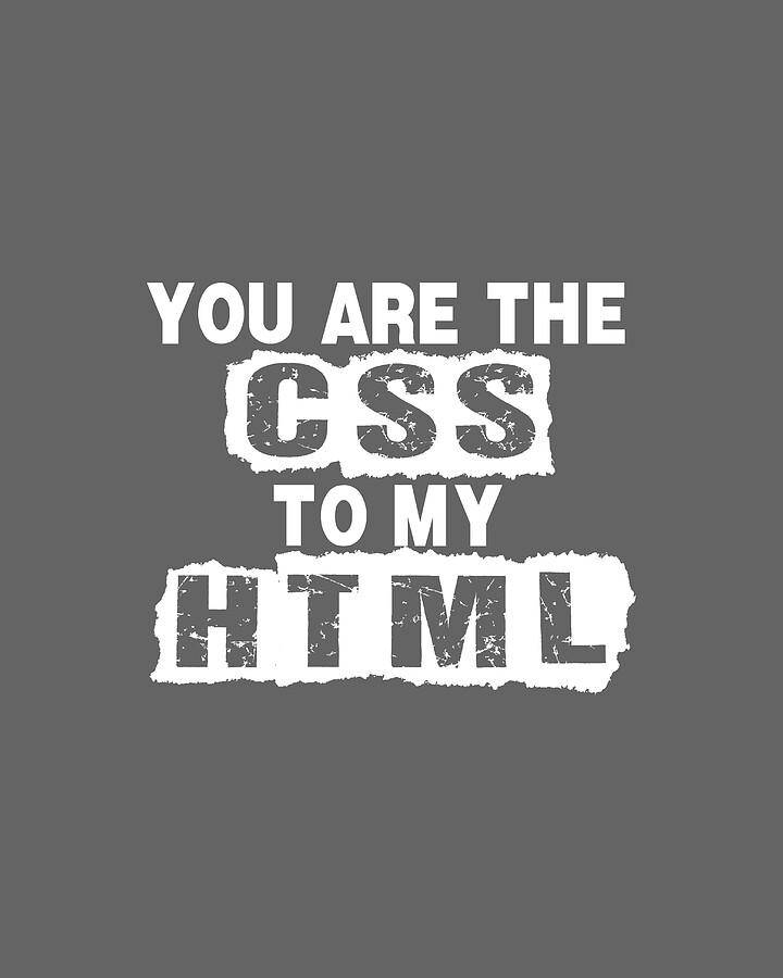 You Are The Css To My Html Digital Art by Anh Nguyen - Fine Art America