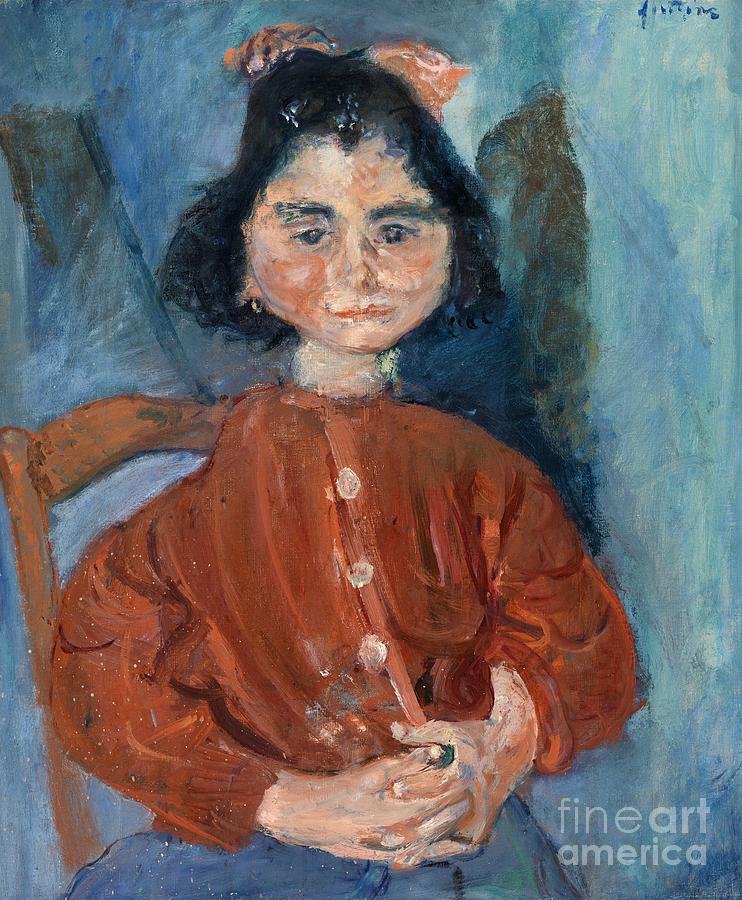 Young Girl In Red Blousewall Art By Chaim Soutine Pixels