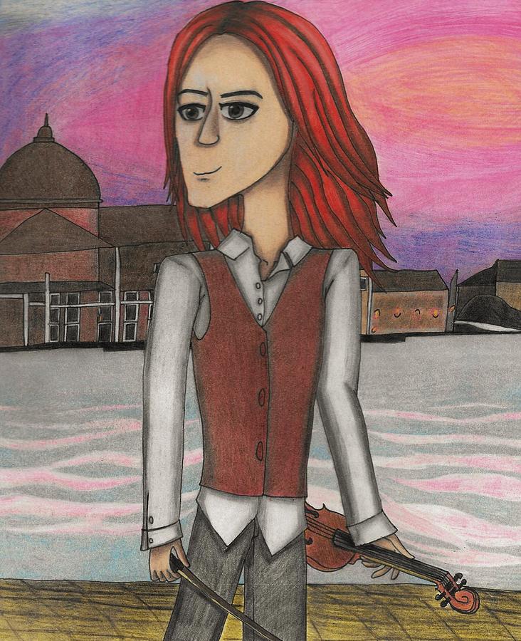 Young Vivaldi Drawing by Mick M Brummund - Fine Art America