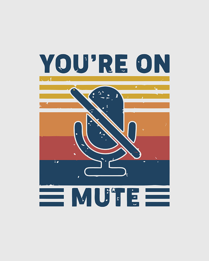 You're On Mute Drawing by Mahfud Mangunsong - Fine Art America