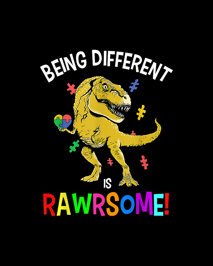 Yummy Autism Dinosaur Shirt Funny T Rex Autism Awareness Autism Gifts ...
