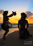 Aganju Greeting Card by Bernadett Bagyinka